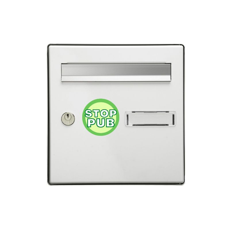 Acheter Autocollant stop pub boîte aux lettres | decoho.com