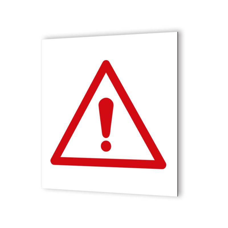 Panneau signalétique en dibond · Modèle Salle de Pause