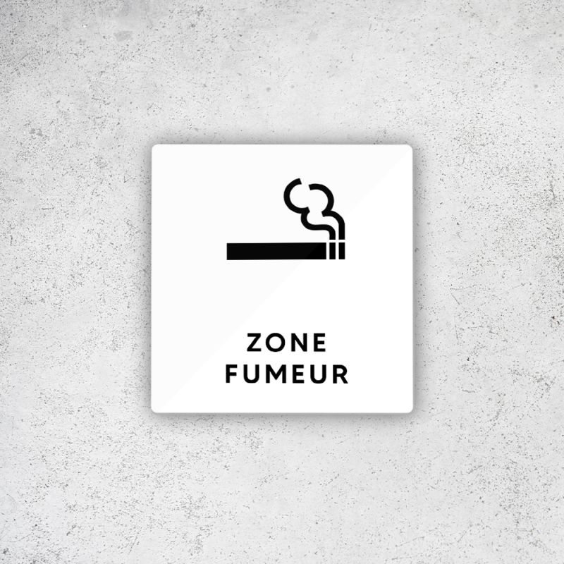 Acheter Pictogramme Zone Fumeur PMMA - decoho.com