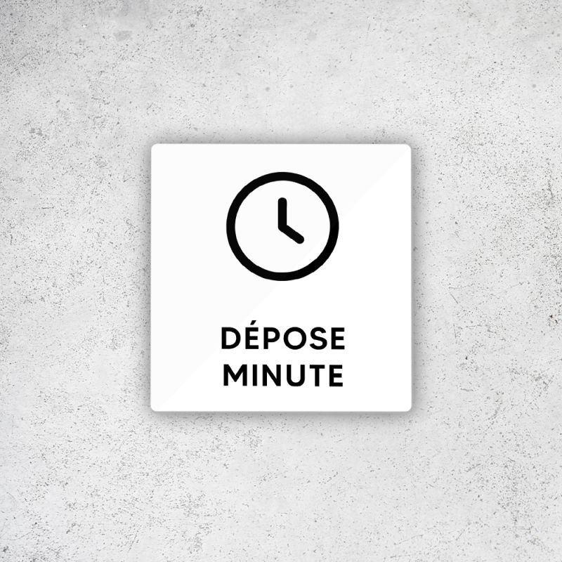 Acheter Pictogramme Dépose Minute PMMA - decoho.com