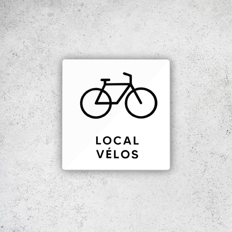 Acheter Pictogramme Local Vélo PMMA - decoho.com