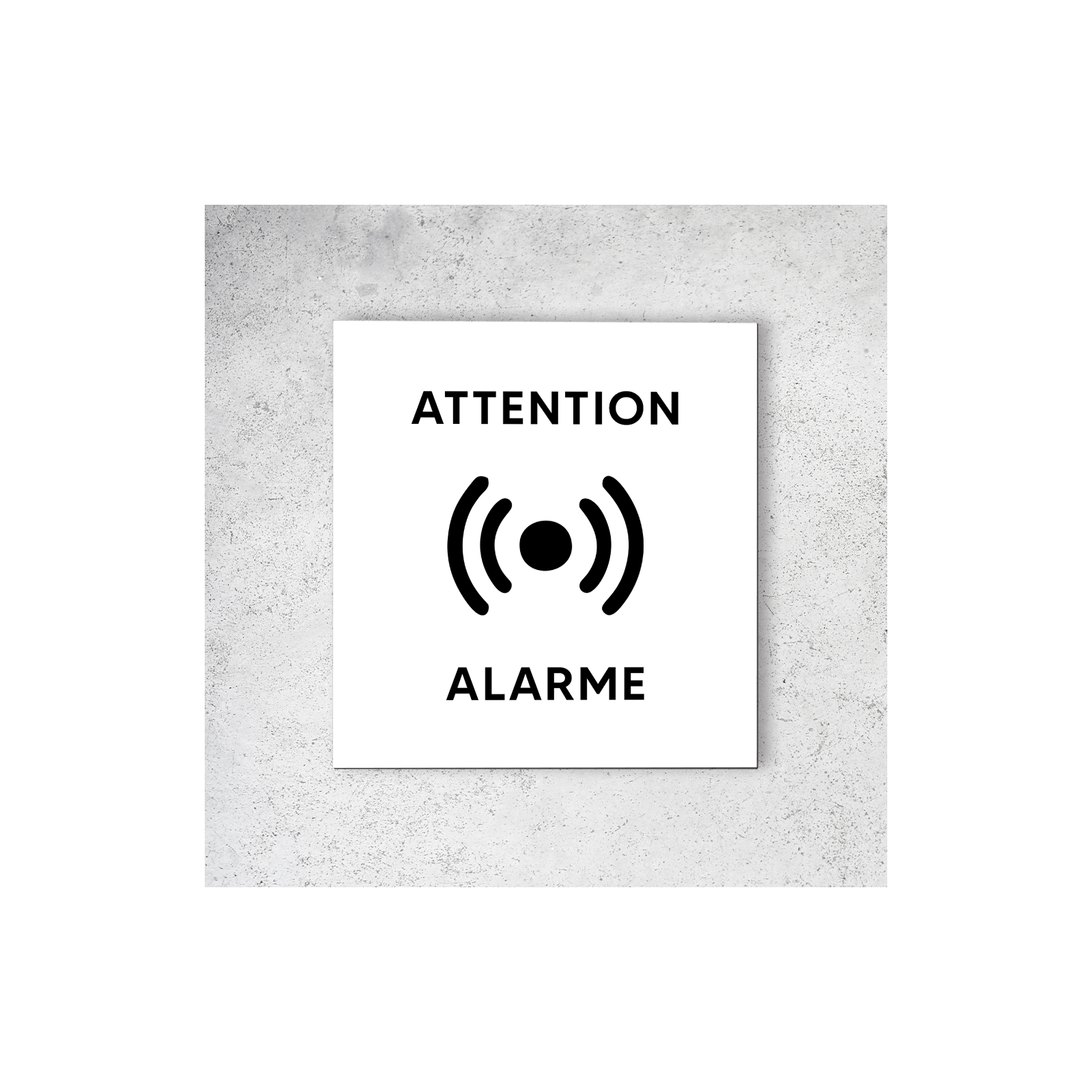 Acheter Pictogramme Alarme Dibond - Decoho | decoho.com