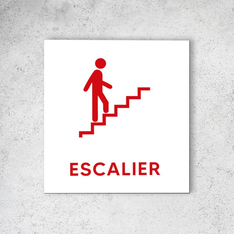 Acheter Pictogramme Escalier Droite - Dibond | decoho.com