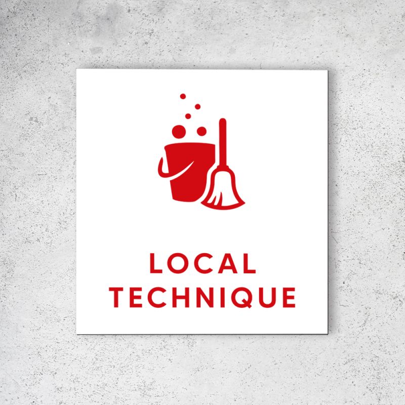 Acheter Pictogramme Local Technique - Dibond | decoho.com