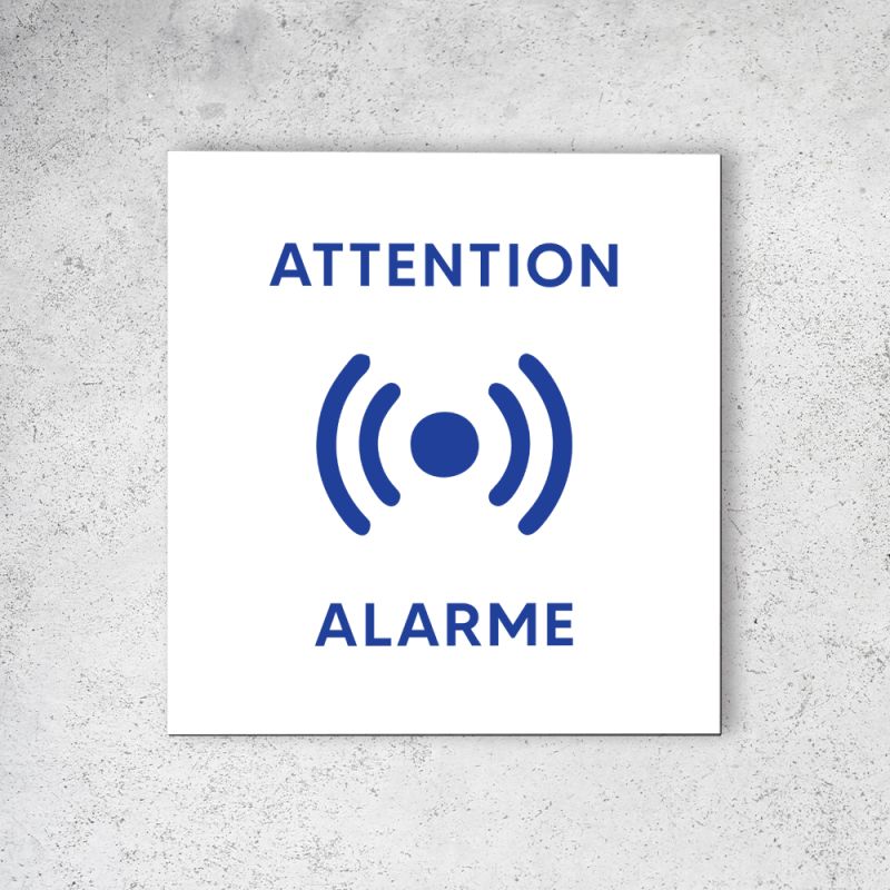 Acheter Pictogramme Alarme Dibond 20x20 cm - decoho.com