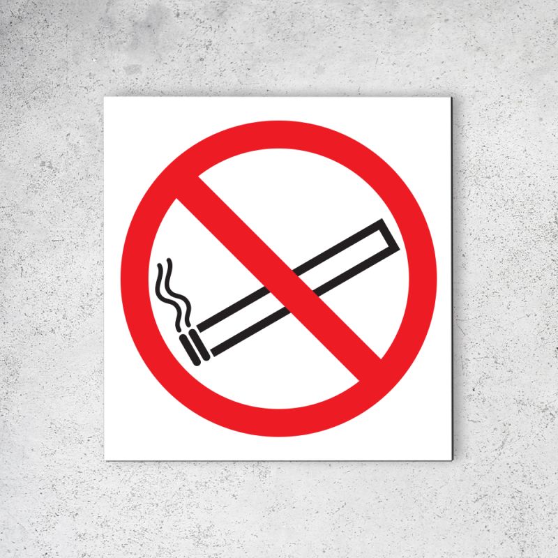 Acheter Pictogramme Interdiction de Fumer - Dibond | decoho.com