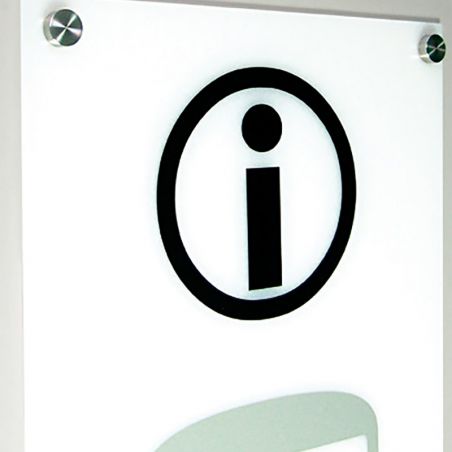 Cache Vis INOX Diamètre 24 mm - Esthétisme Pour Signalétique