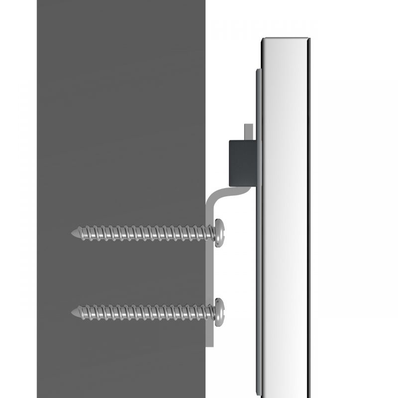 Support mural pour plaque et attache Dibond