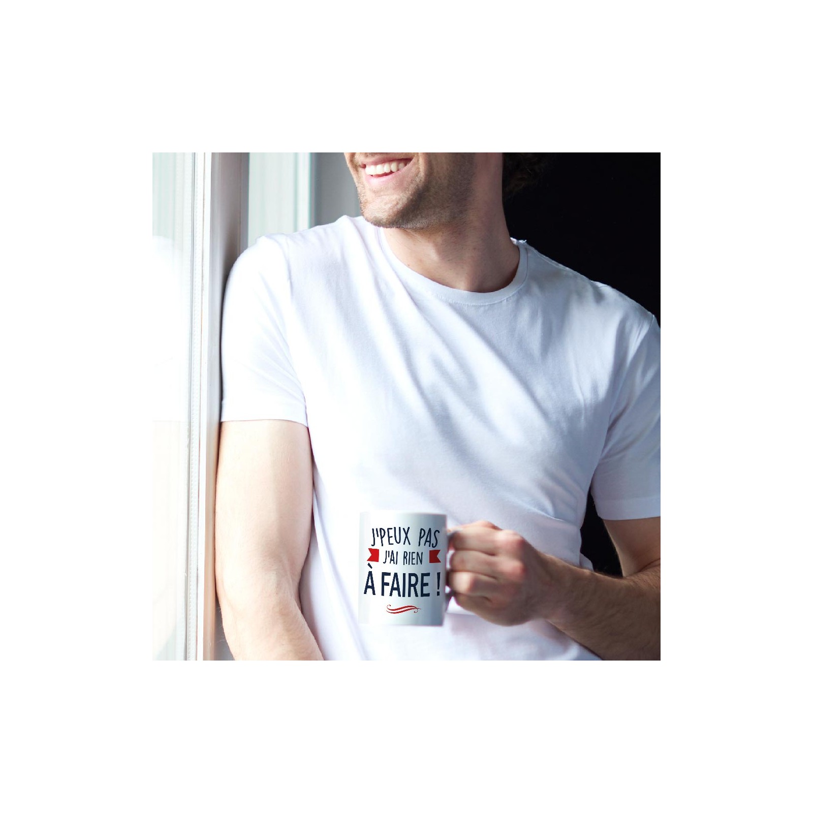 Tasse Drôle pour les Matins Difficiles - Oui, Non, Ta Gueule