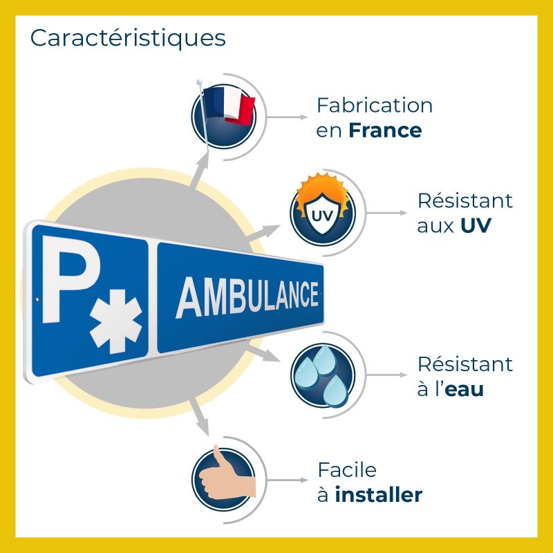 Panneau "Emplacement réservé" - Signalétique pour entreprise