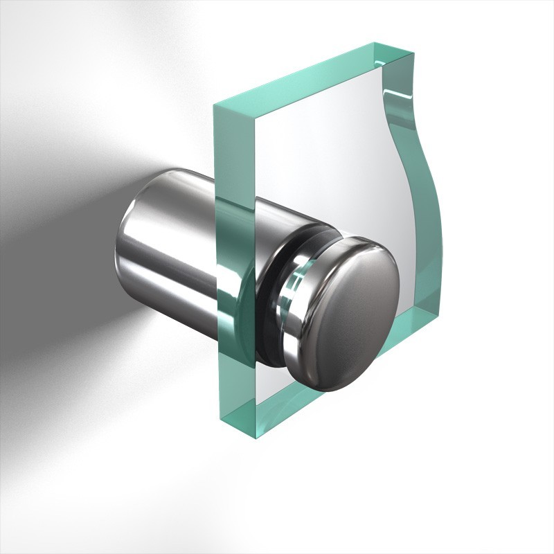 Fixation murale vissée FIX-V4 - Entretoise murale Ø 24.5 mm pour plaque ...