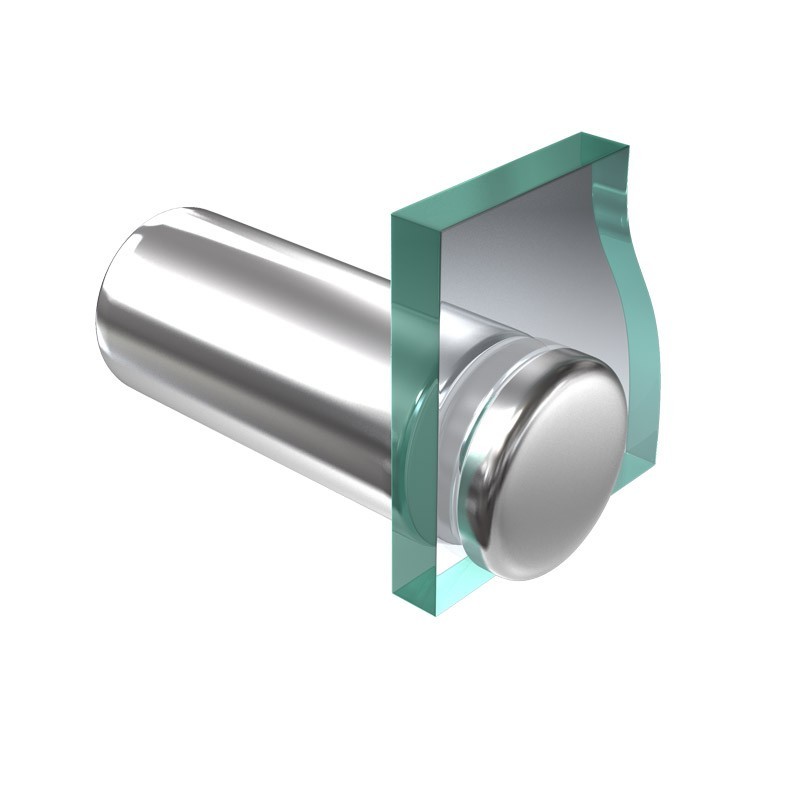Fixation murale vissée FIX-V6 - Entretoise murale Ø 24.5 mm