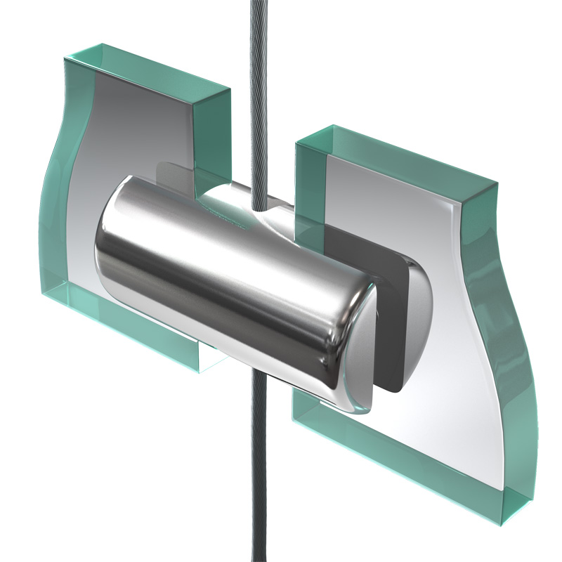 Support double panneau 3mm max