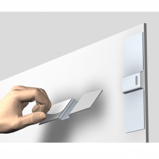 attaches adhésives pour dibond, plexi, forex et miroir