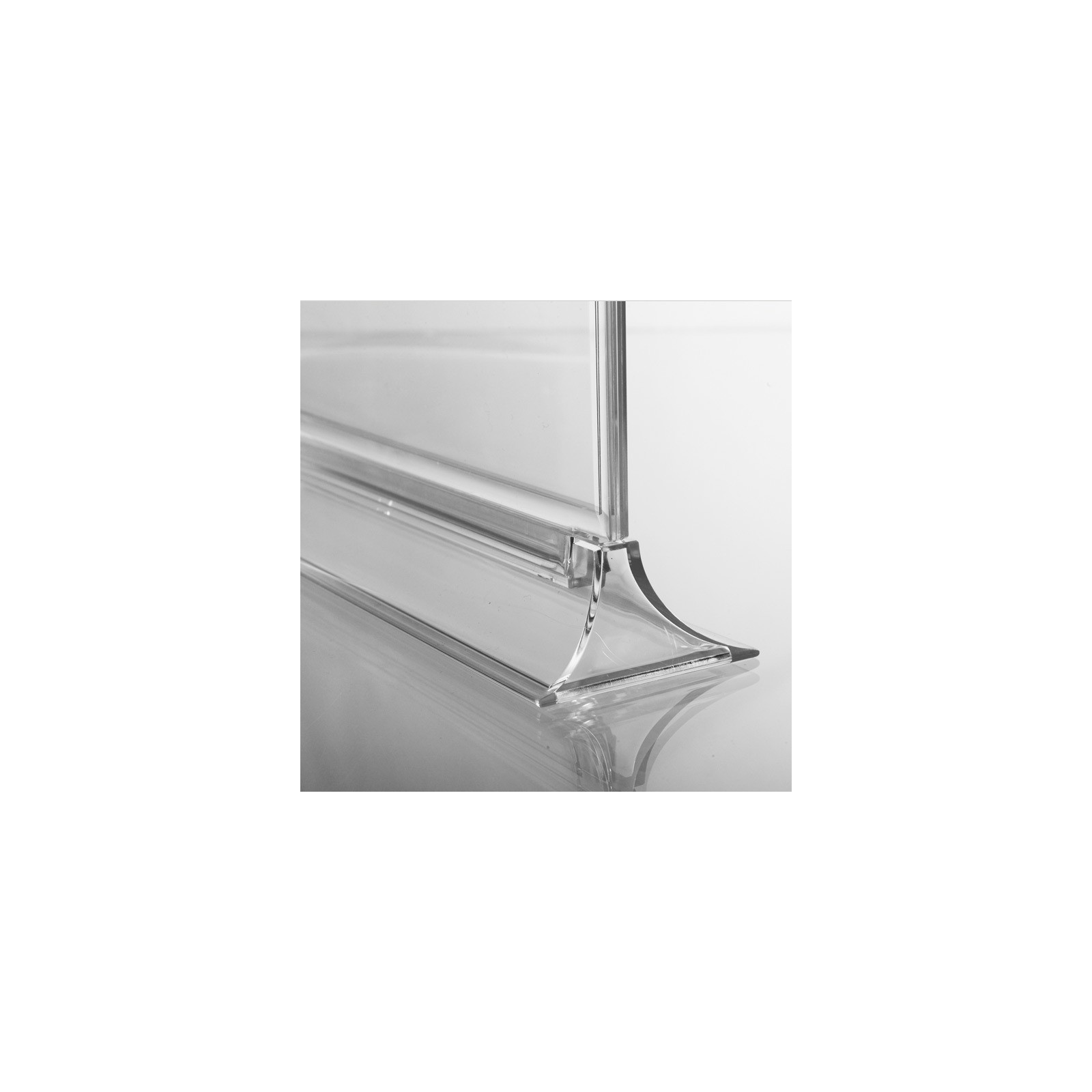 Porte-menu de table / Présentoir transparent pour hôtel - restaurant