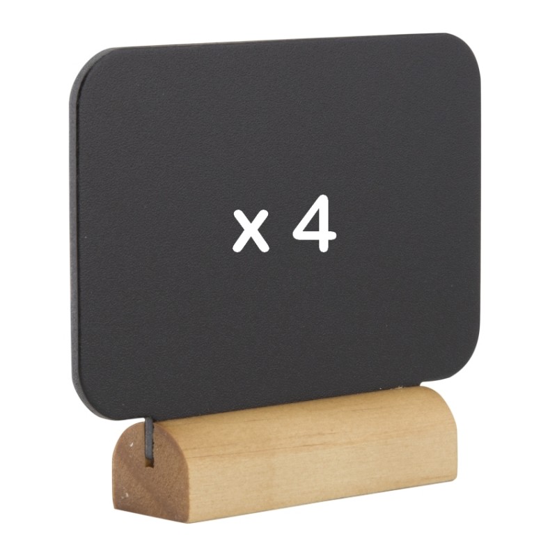 Supports et ardoise de table pour menu restaurant