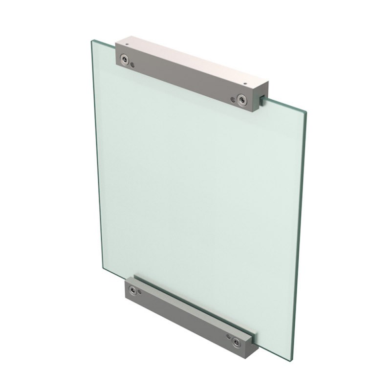 Fixation Murale Percée pour Panneau Max 8 mm - Longueur 180 mm