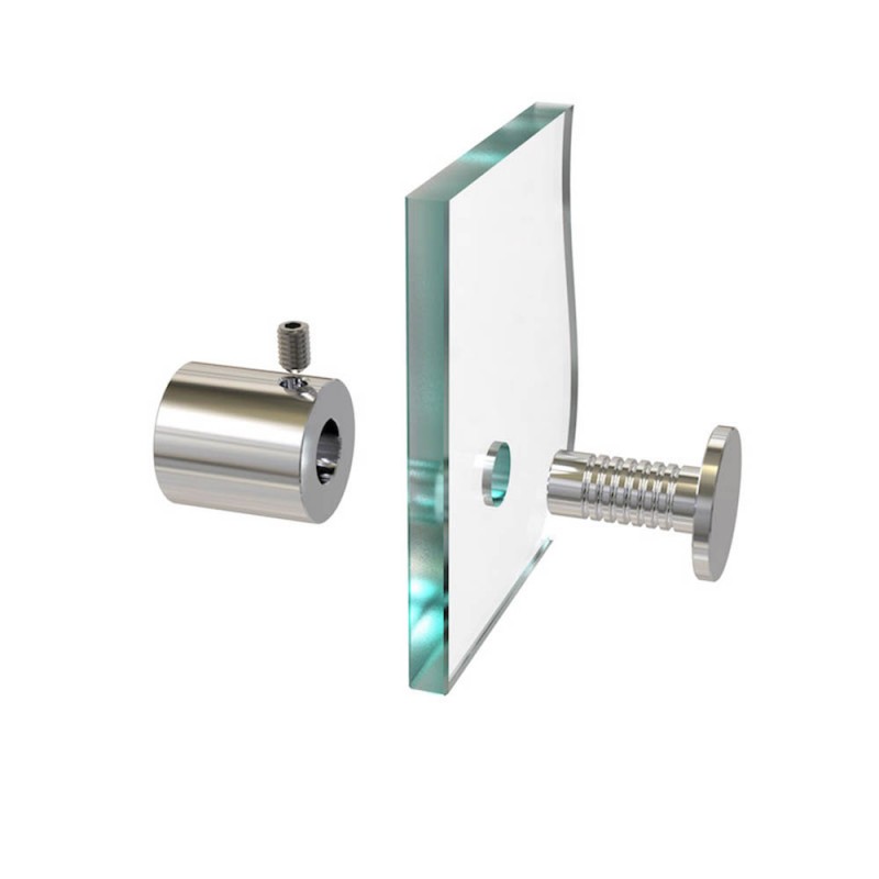 Entretoise Inox Poli Ø 18 mm - Projection 20 mm