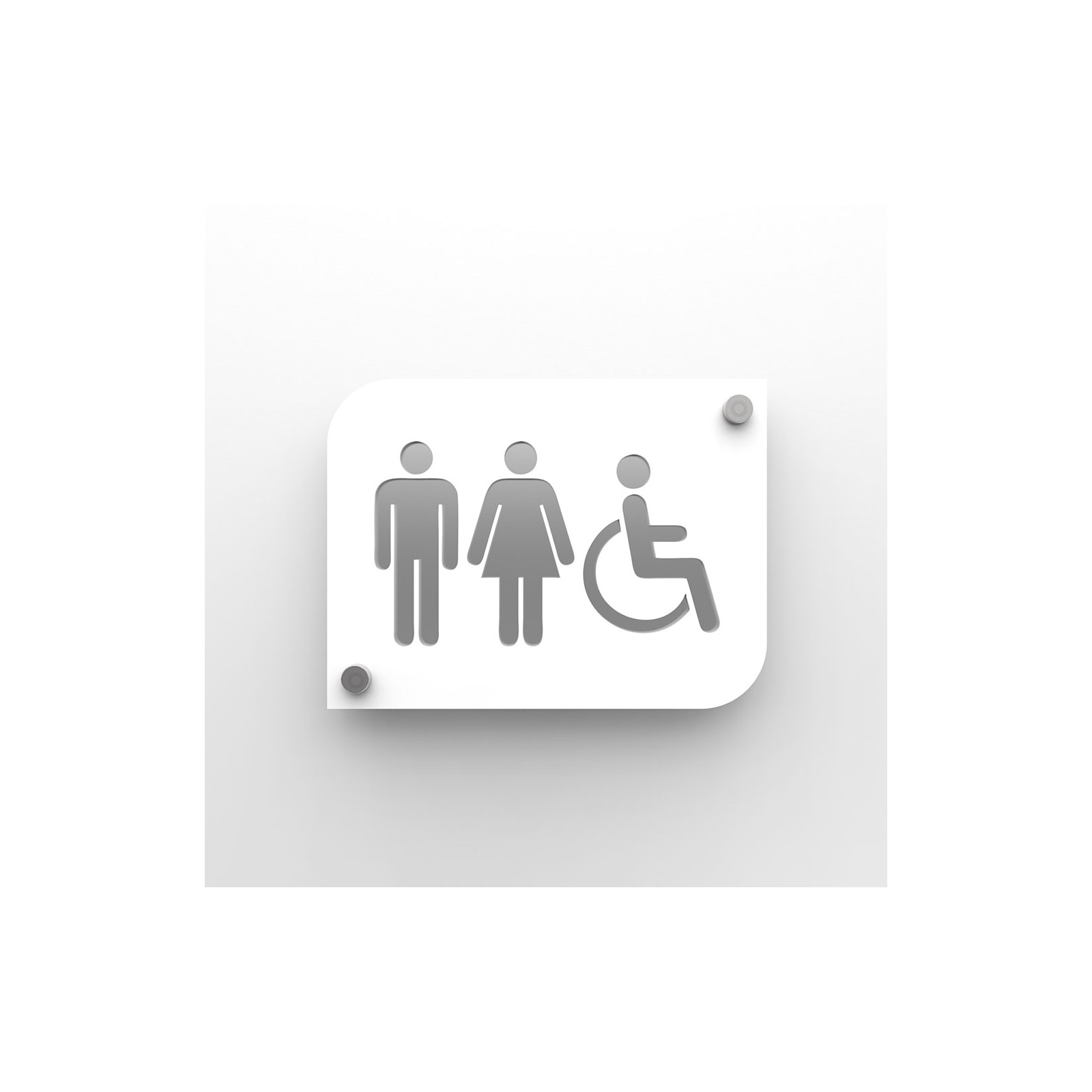Achetez des Pictogrammes Toilettes Design & Résistants – Decoho