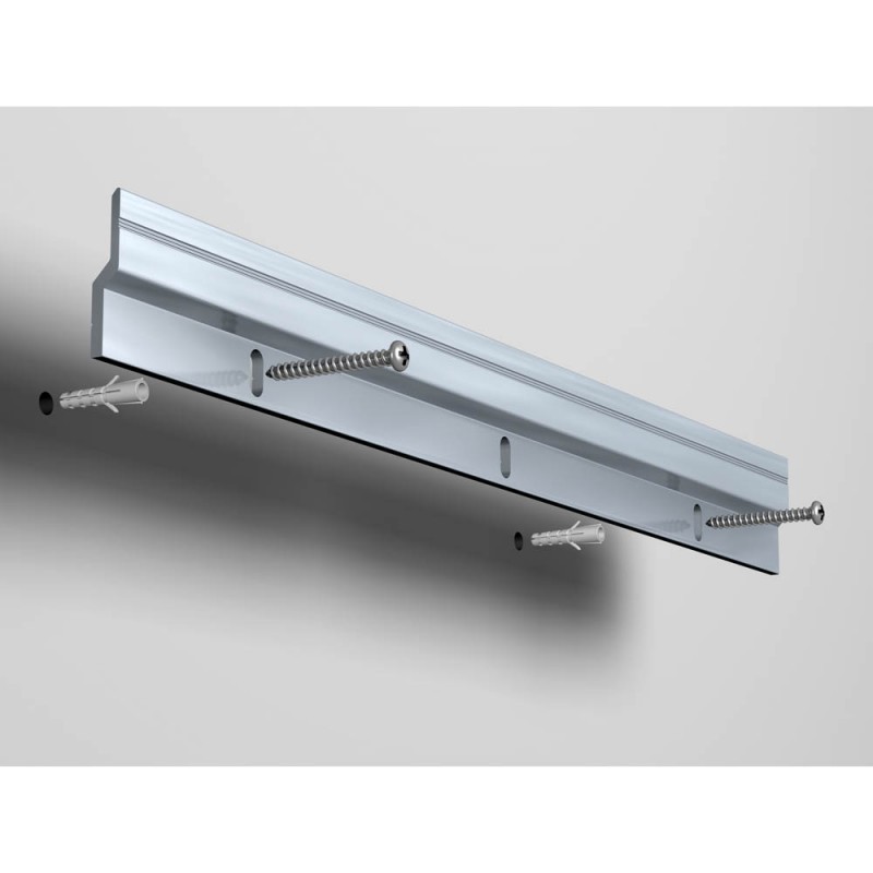 Fixation murale système Z-BAR aluminium - longueur 400 mm