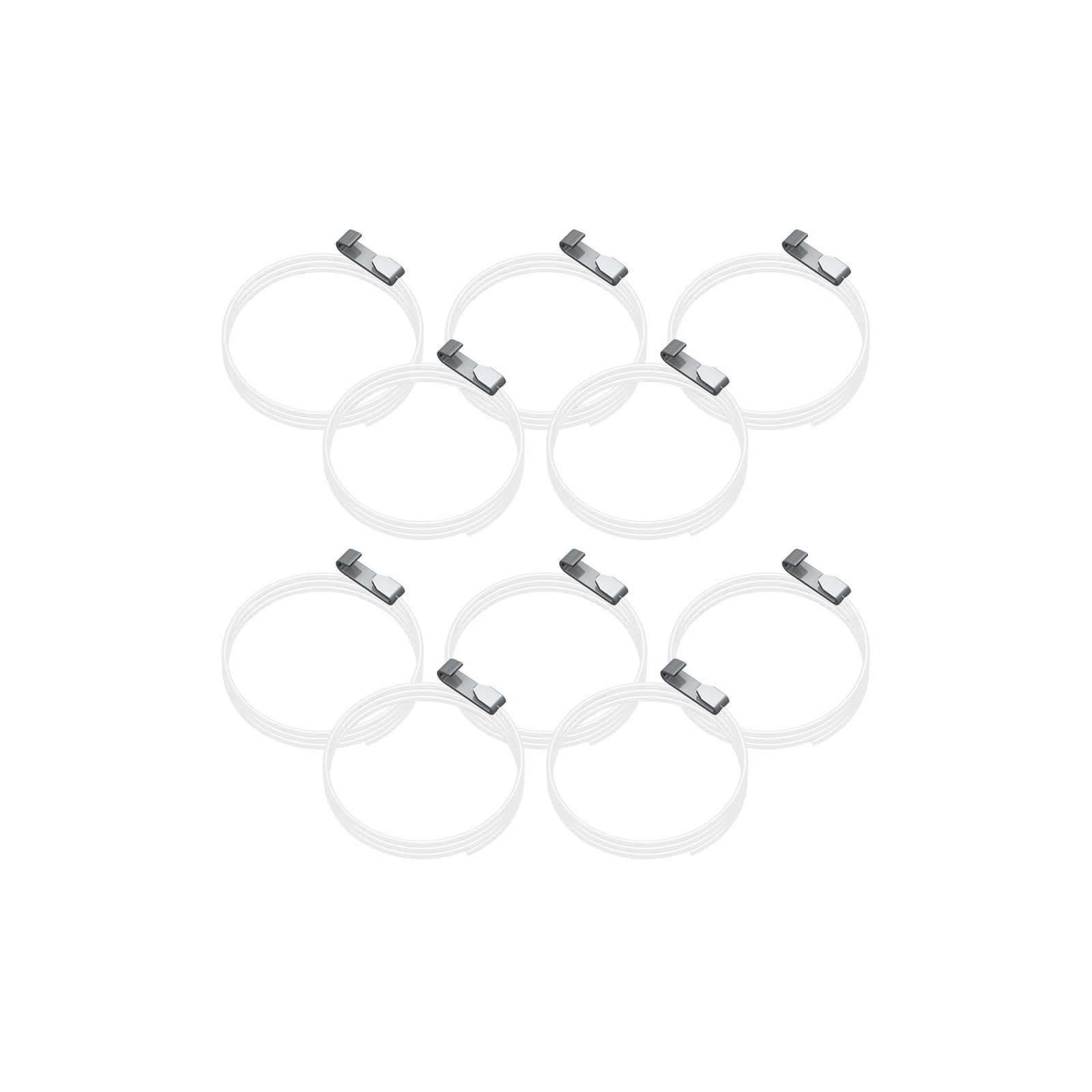 Lot de 10 Câbles perlon Easy Cliq 200 cm pour cimaise - Ensemble ...